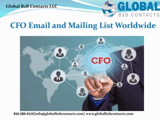 CFO Email and Mailing List Worldwide | PPTX