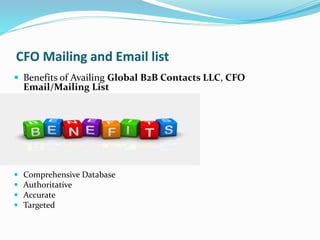 CFO Email and Mailing List Worldwide | PPT