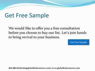CFO Email and Mailing List Worldwide | PPTX