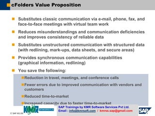 SAP cFolders Training | PDF