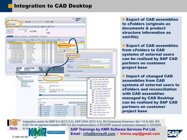 SAP cFolders Training | PDF | Computer Software and Applications | Computing