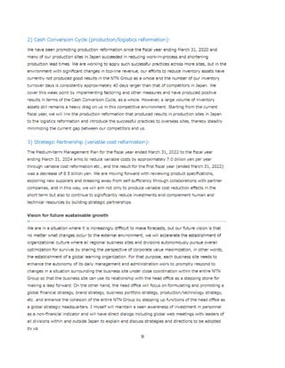 CFO Message in NTN Report 2022 (English & Japanese) | PDF