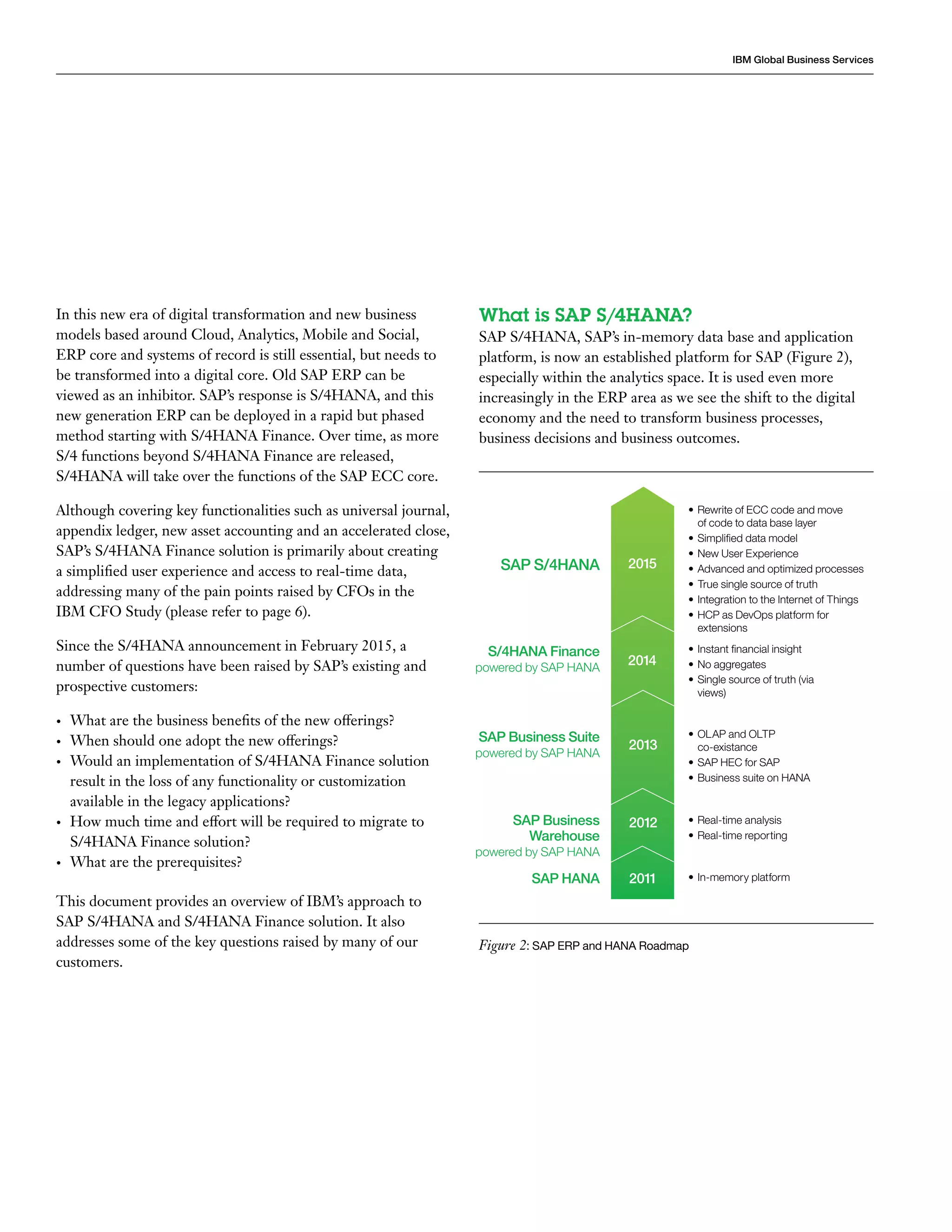 CFO Perspectives on SAP S/4HANA | PDF