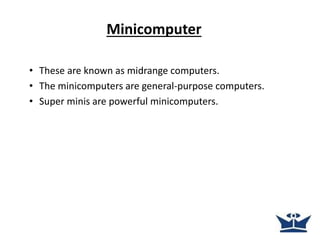 Types of computer | PPTX