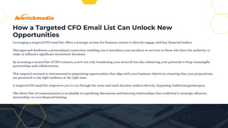 CFO's Role in Driving Business Strategy and Growth | PDF