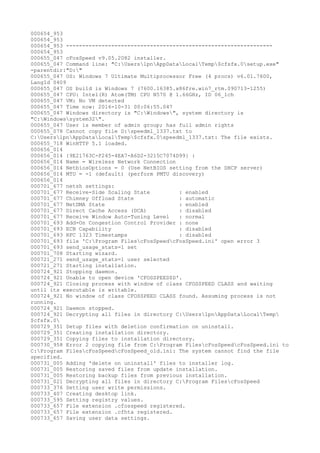 C fosspeed setup_log | TXT
