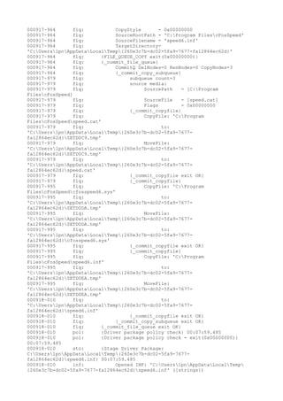 C fosspeed setup_log | TXT