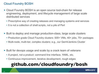 Cloud Foundry Overview | PPT