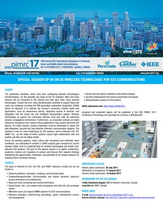 5G WIRELESS TECHNOLOGIES FOR V2X COMMUNICATIONS | PDF