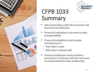 CFPB 1033 Certification - Module 6 Powerpoint Presentation | PPTX