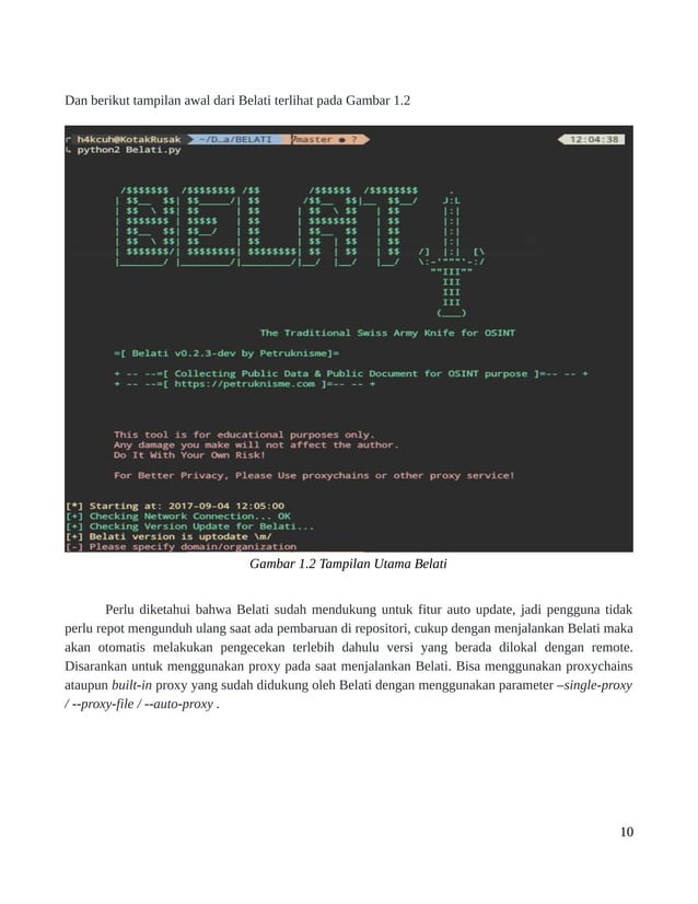 (paper) Belati: The Traditional Swiss Army Knife for OSINT | PDF