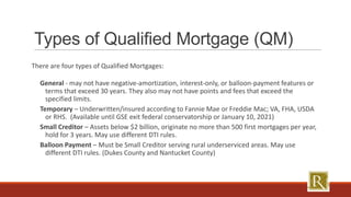 Understanding the CFPB's New Lending Standards | PPTX | Home Financing ...