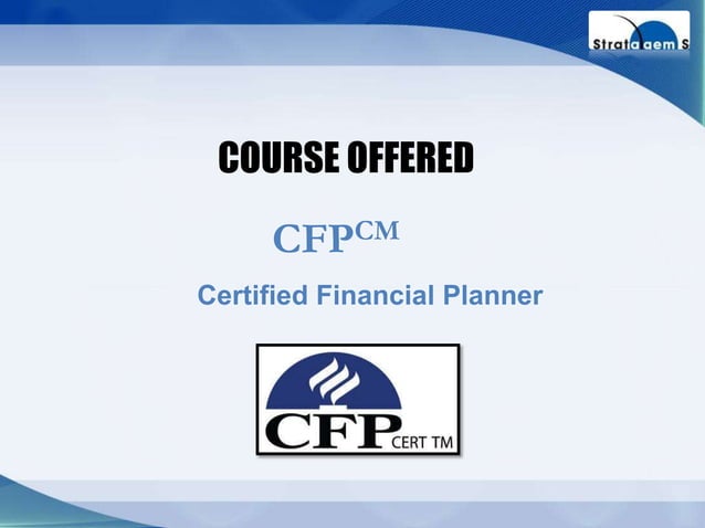 CFP (Certified Financial Planner) | PPSX
