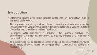 project based on innovation for thre blind people | PPT