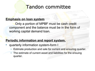Working Capital finance | PPT