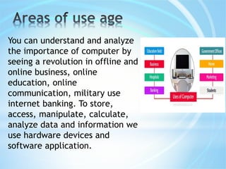 COMPUTER AND ITS USES | PPTX