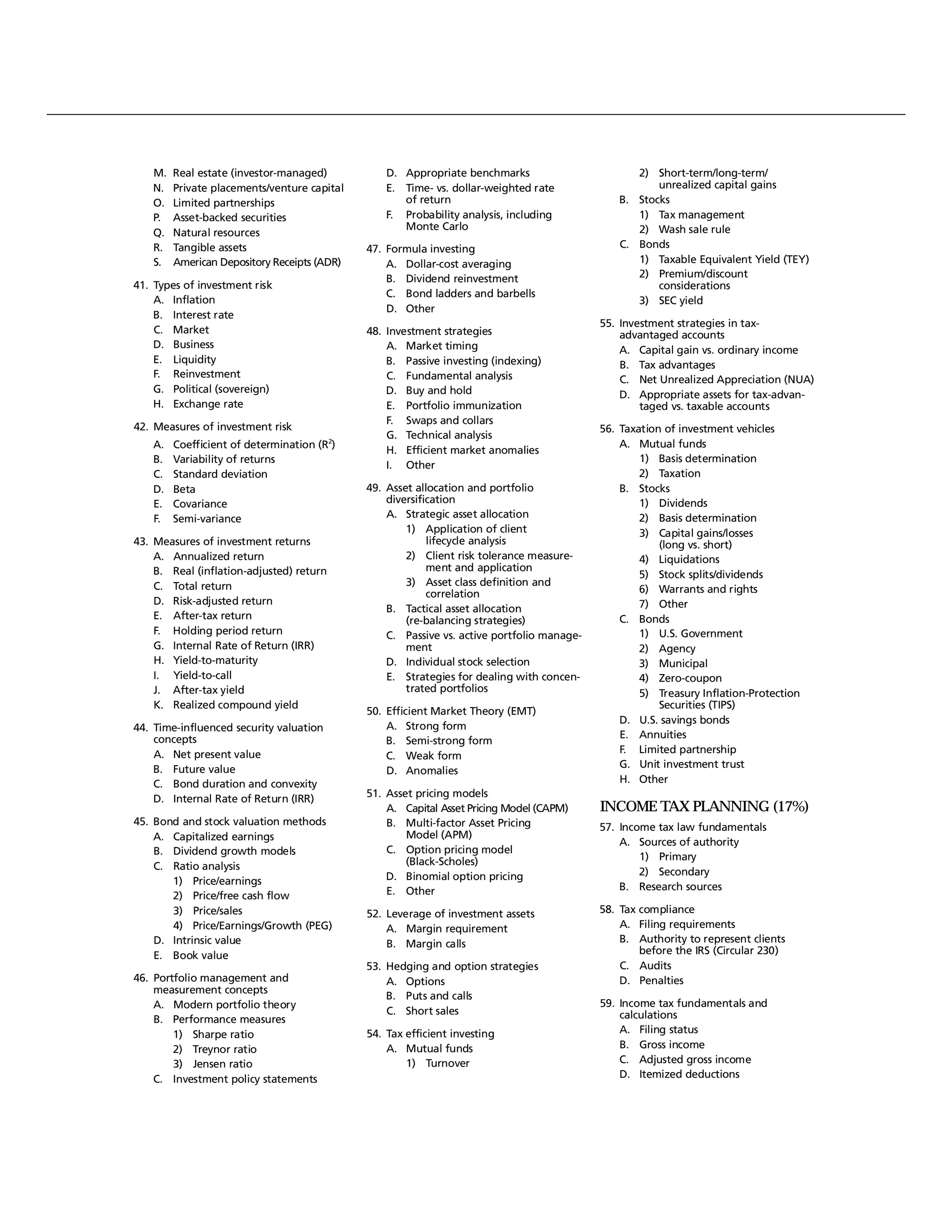 Cfp Syllabus Pdf