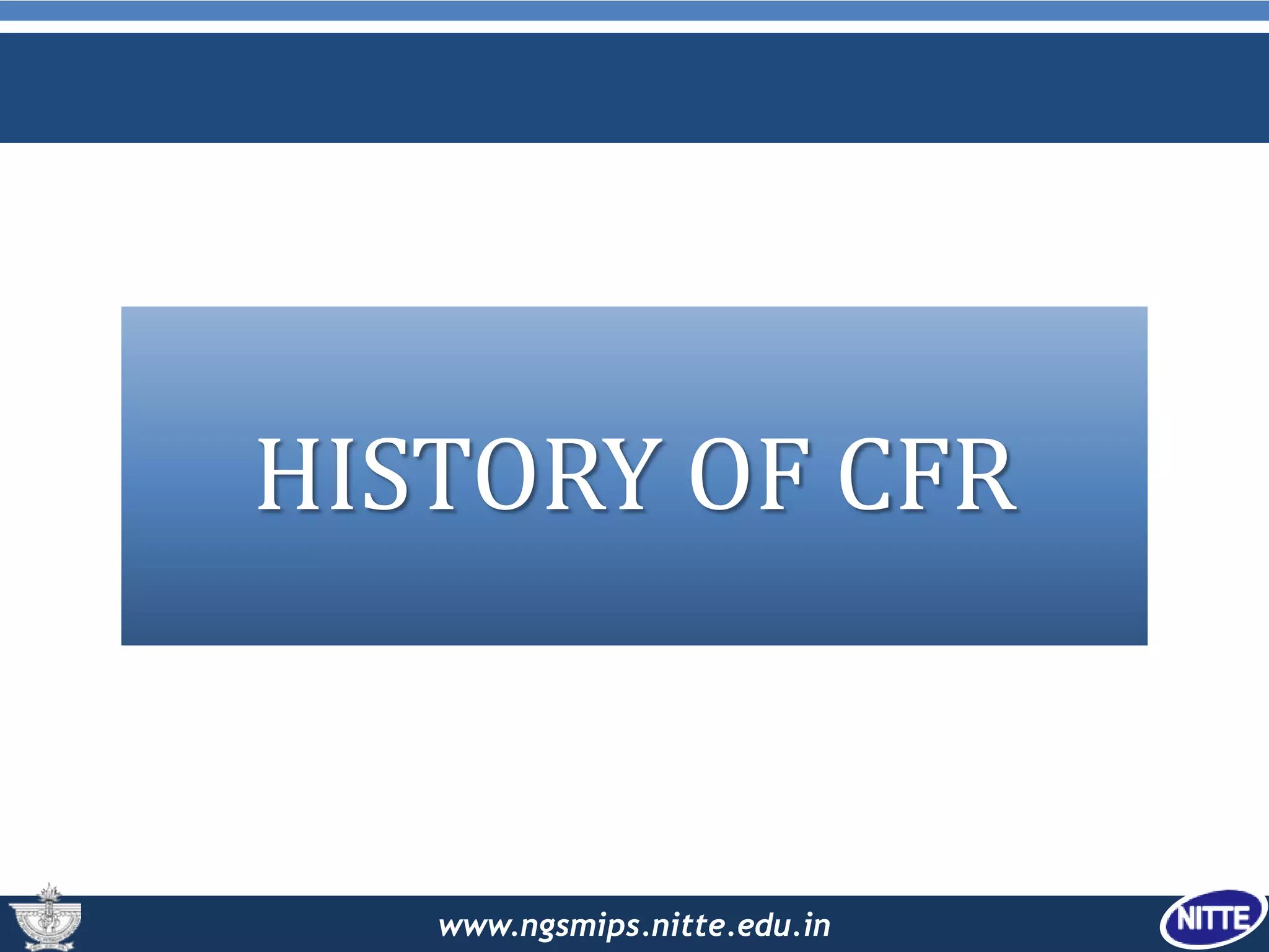 Code of Federal Regulations | PPTX