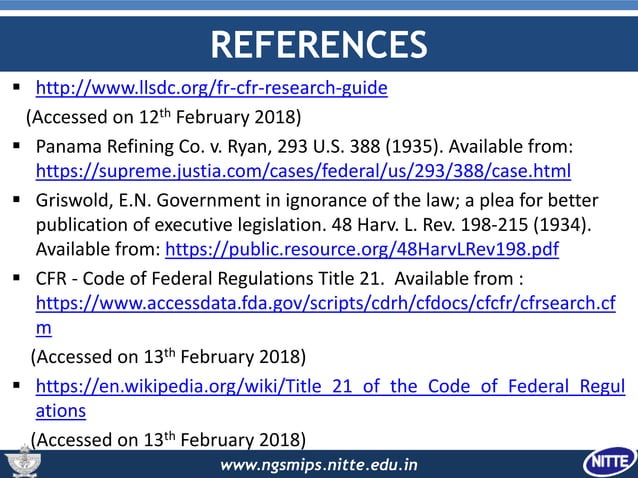 Code of Federal Regulations | PPTX | Substance Abuse | Diseases and ...