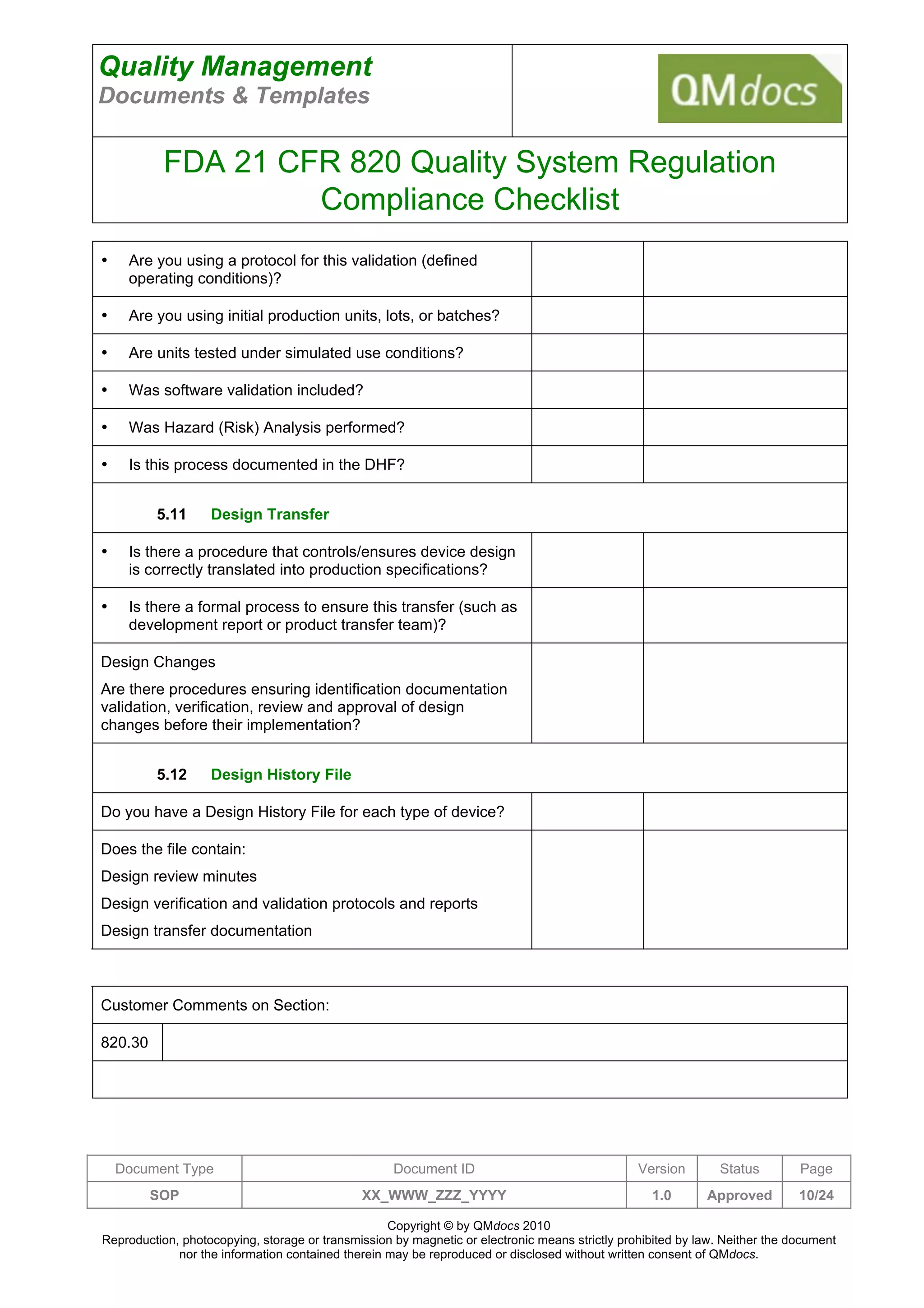 Cfr 820-gap-analyisis-2 | PDF