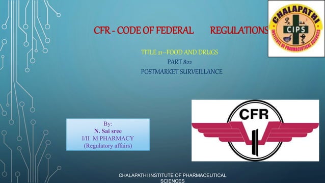 Cfr code of federal regulations-1 (1) | PPT