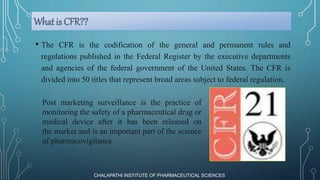 Cfr code of federal regulations-1 (1) | PPTX