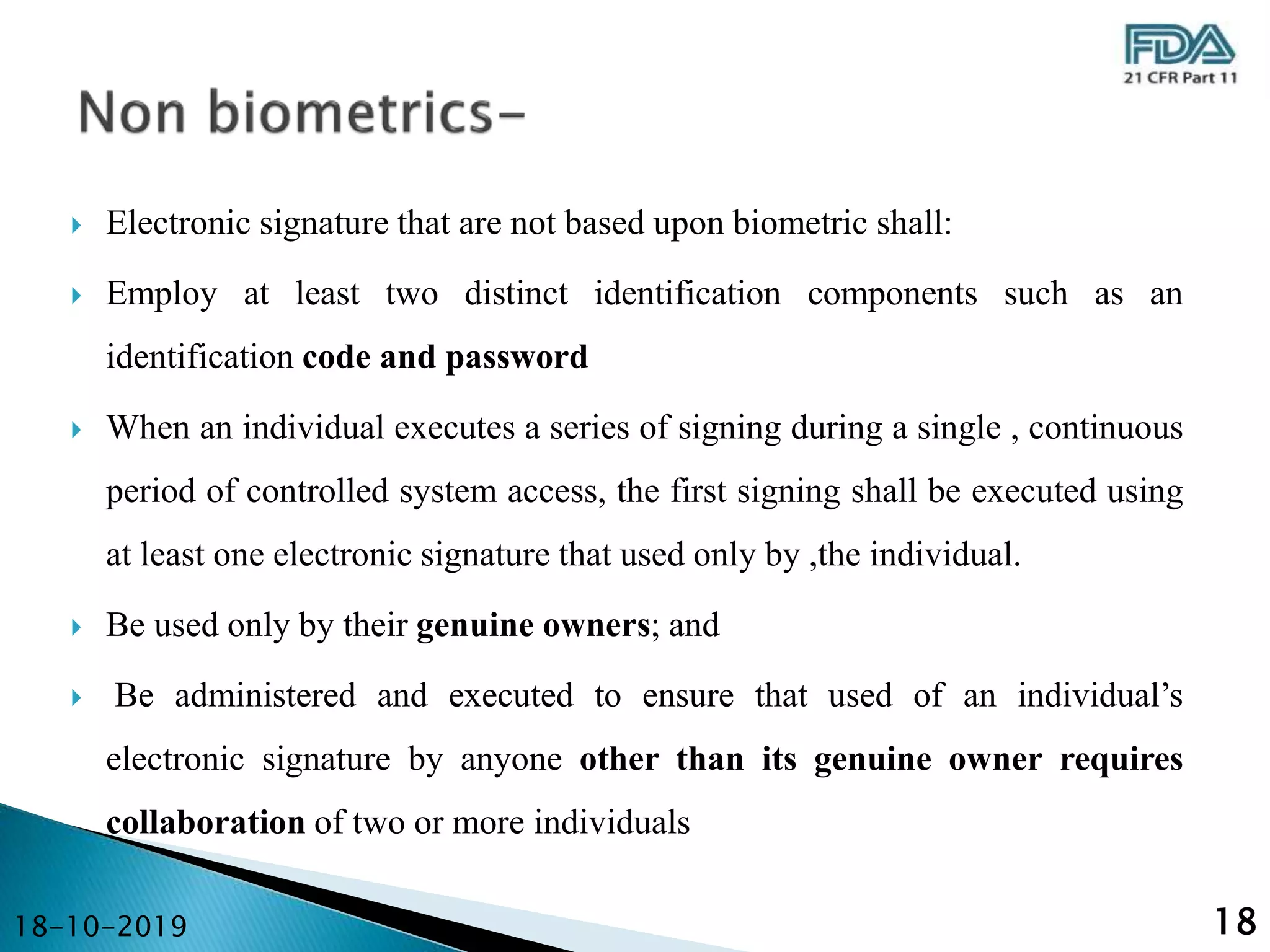 Cfr 21 part 11 | PPTX