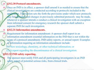 Cfr 21 part 312 | PPTX