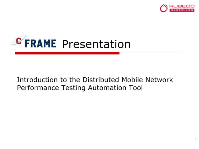 cFrame framework slides | PPT