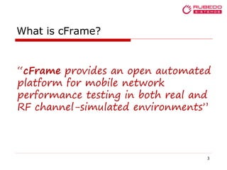 cFrame framework slides | PPT