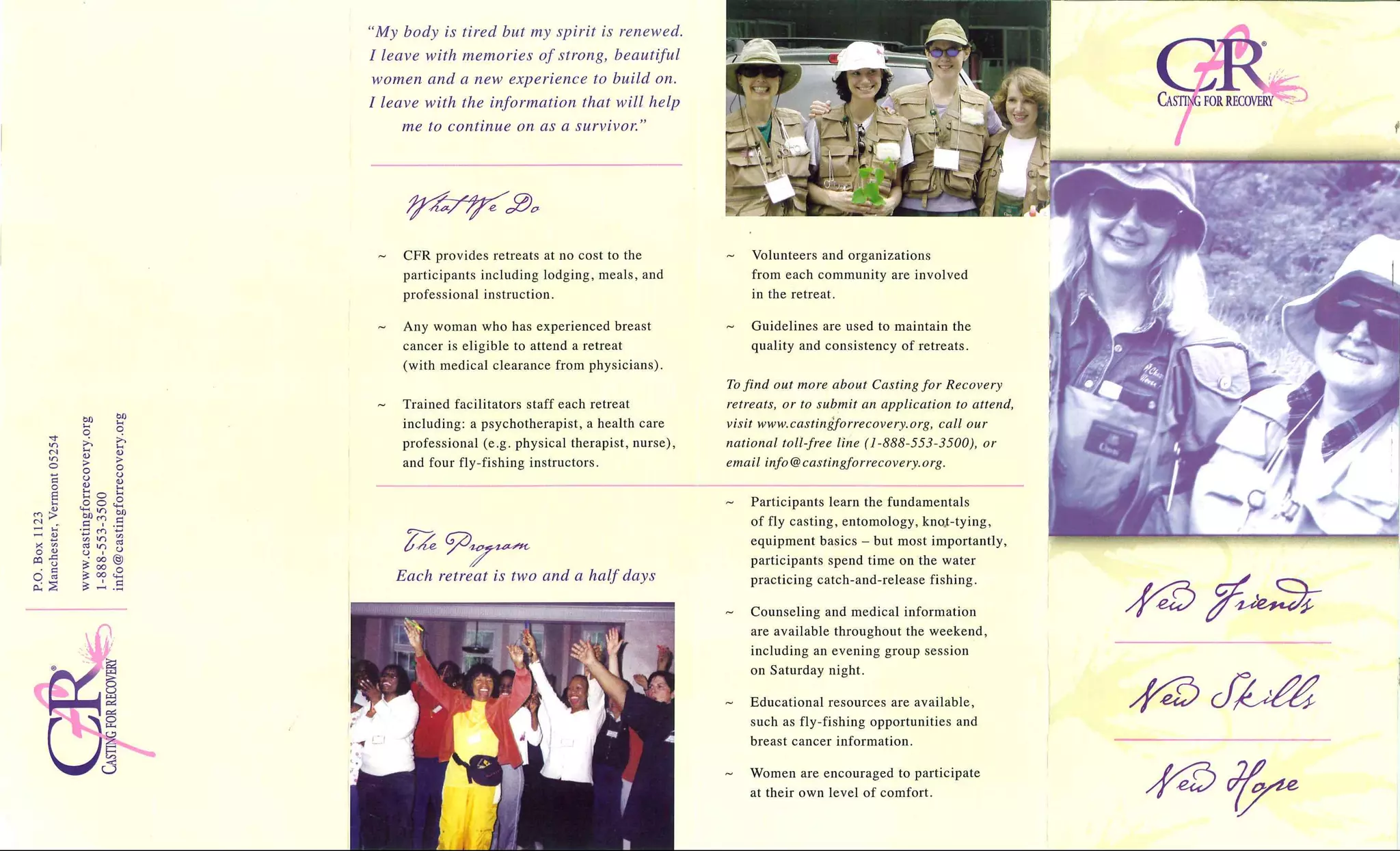 Casting for Recovery brochure | PDF