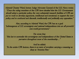 The Council On Foreign Relations (CFR) aka The Secret Government | PPT