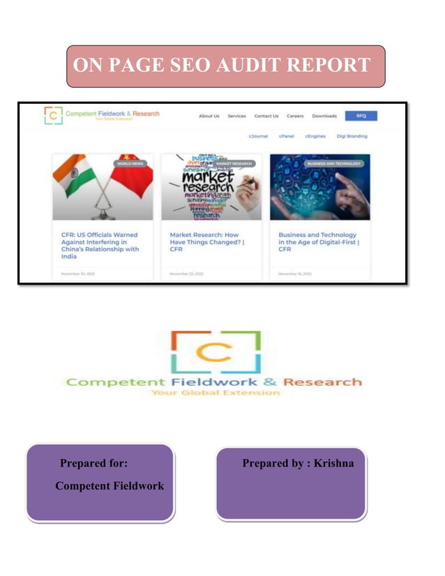 CFR SEO AUDIT REPORT .docx