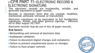 CFR title 21 parts | PPTX