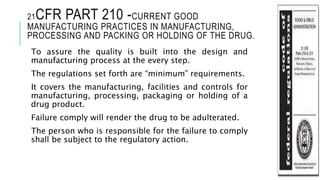 CFR title 21 parts | PPTX