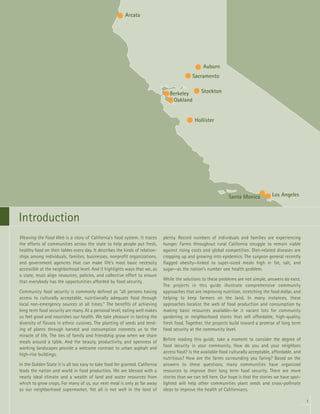 Weaving the Food Web: Community Food Security in California | PDF