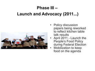 A Food Sovereignty Framework for Food Policy: the Canadian Experience ...