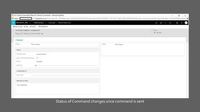 Connected Field Service Azure Iot Hub And Dynamics 365 Ppt