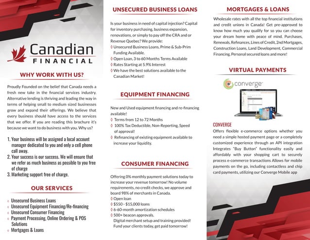 Canadian Financial - Services Overviews | PPT