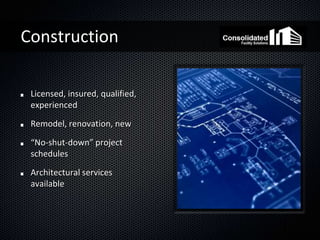 CFS Overview | PPTX | Construction Industry | Industries