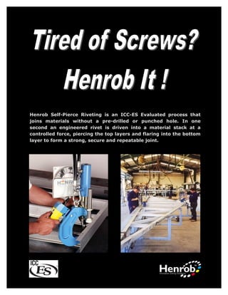 Tired of Screws? Henrob It! | PDF
