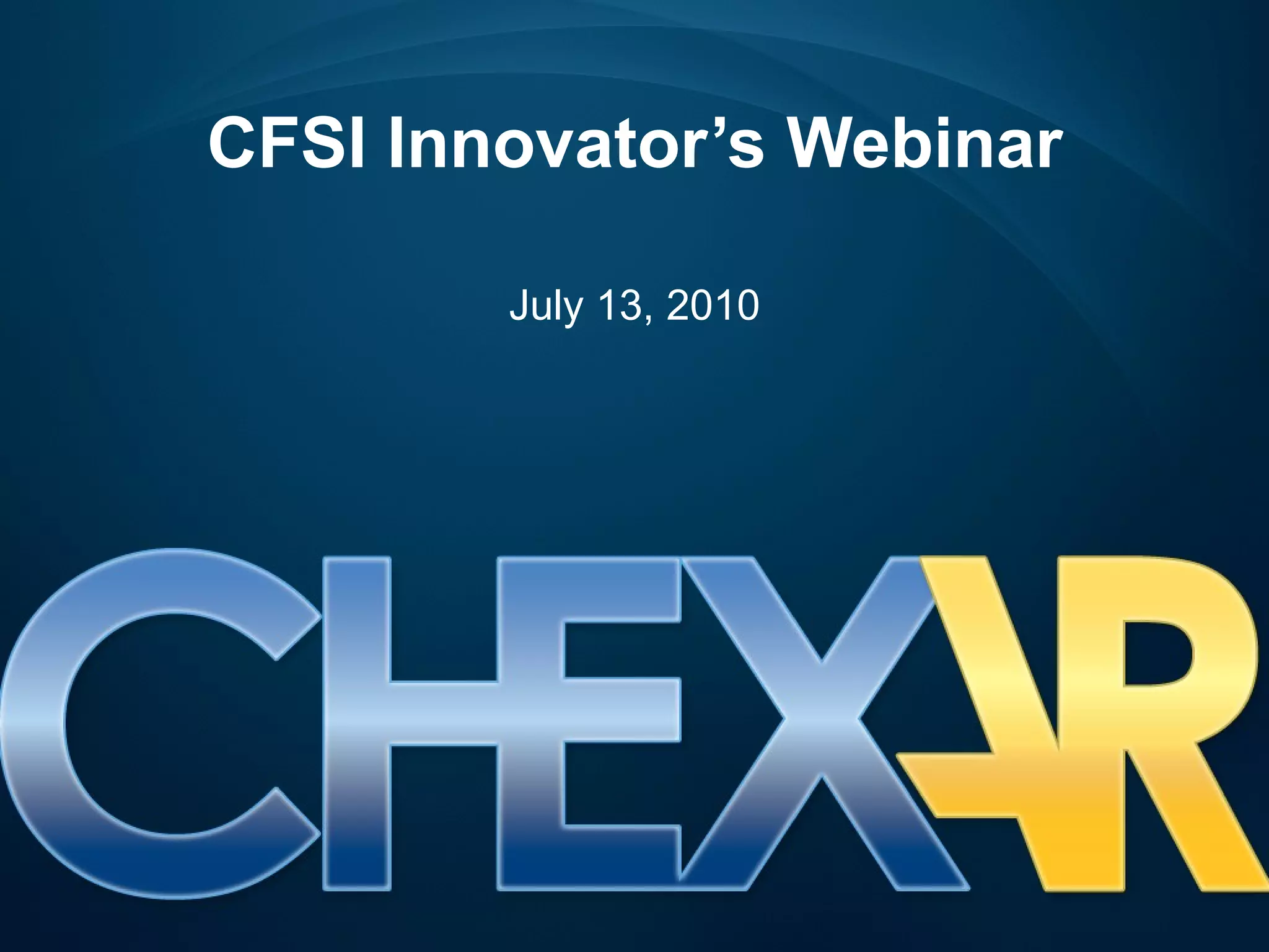 Cfsi Innovators Webinar Final | PPT | Credit Cards | Personal Debt