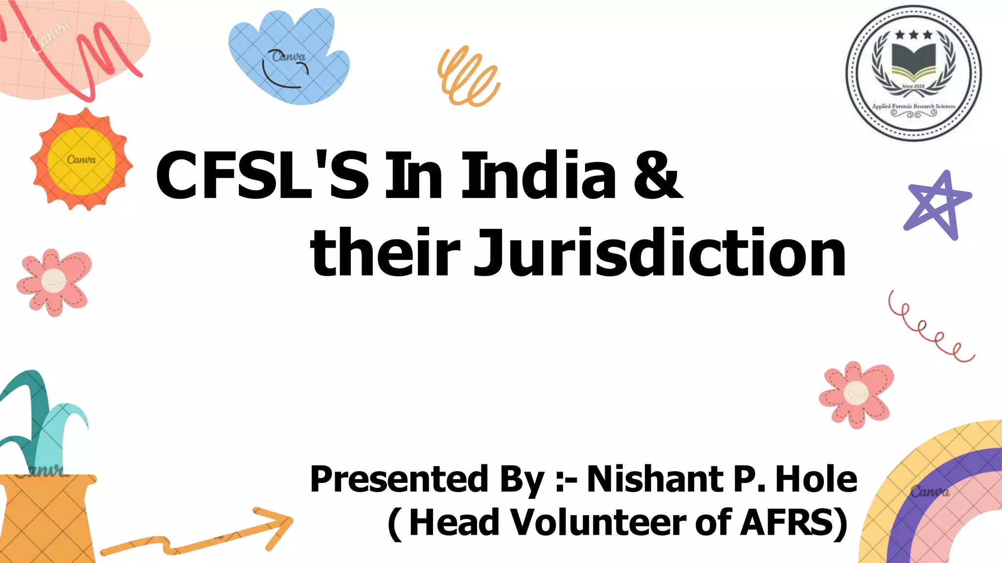 CFSLs in India & their jurisdiction | PPTX