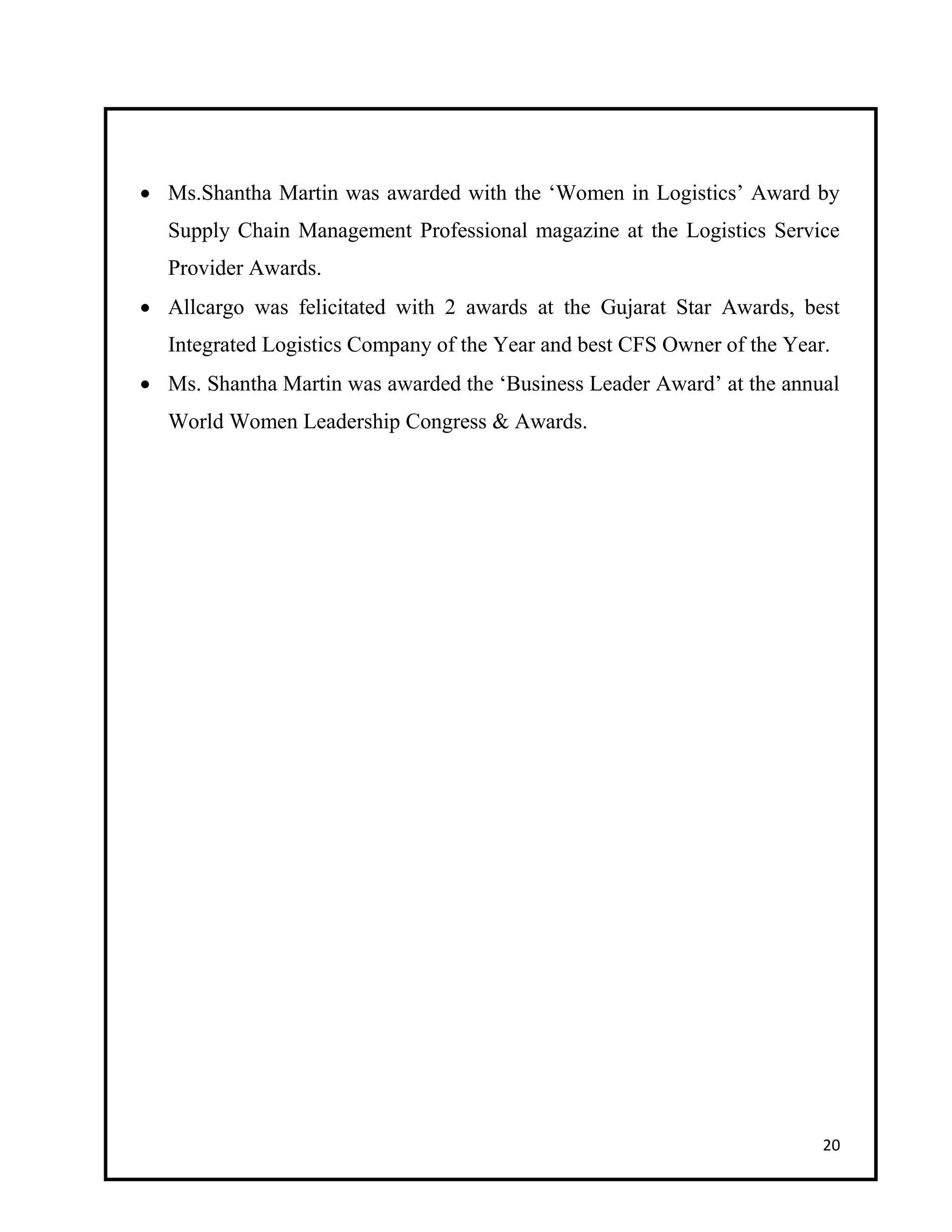 AllCargo Logistics | PDF | Logistics and Transportation Industry ...