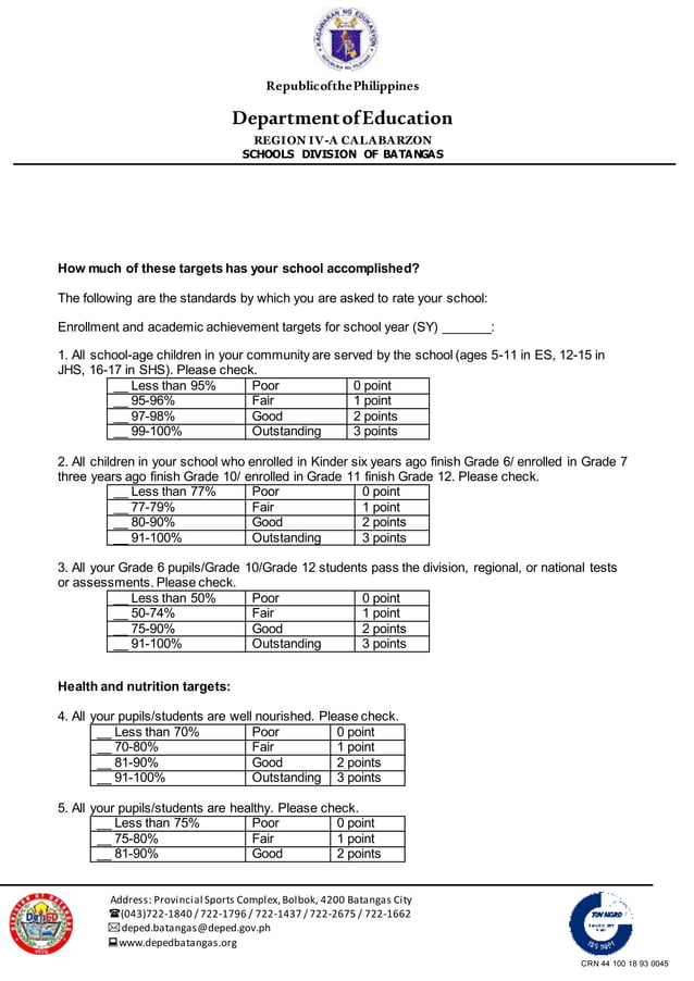 CFSS-Checklist-for-schools.docx | Daycare and Pre-School | Parenting
