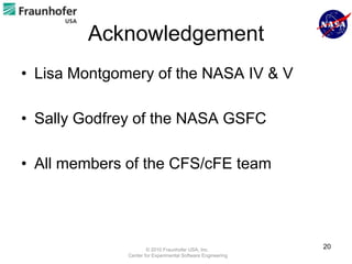 Analysis of Testability of a Flight Software Product Line | PPTX