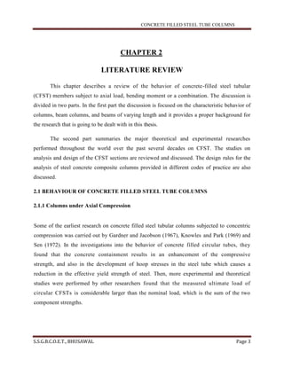 Cfst columns | DOCX