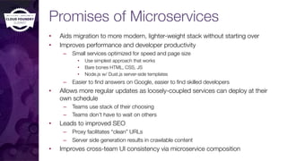 Migrating a Monolithic App to Microservices on Cloud Foundry | PPT