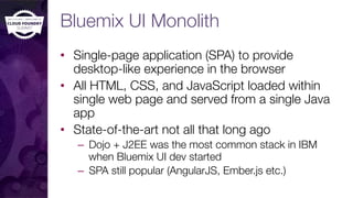 Migrating a Monolithic App to Microservices on Cloud Foundry | PPT