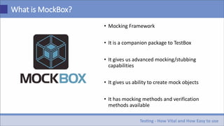 Testing - How Vital and How Easy to use | PDF | Programming Languages ...